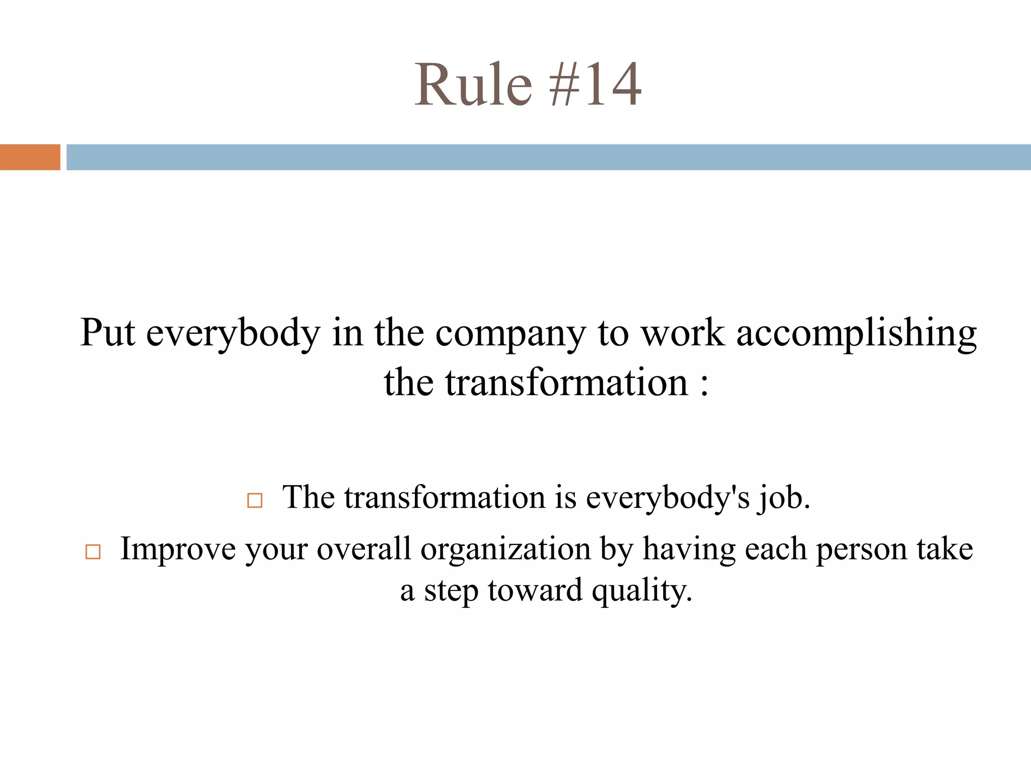 Deming’s 14 Points on Total Quality Management - TQM - W. Edwards ...