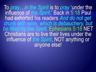 14 Pray At all times! Ephesians 6:18-24 | PPTX
