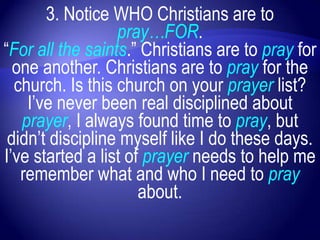 14 Pray At all times! Ephesians 6:18-24 | PPTX