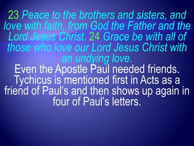 14 Pray At all times! Ephesians 6:18-24 | PPT