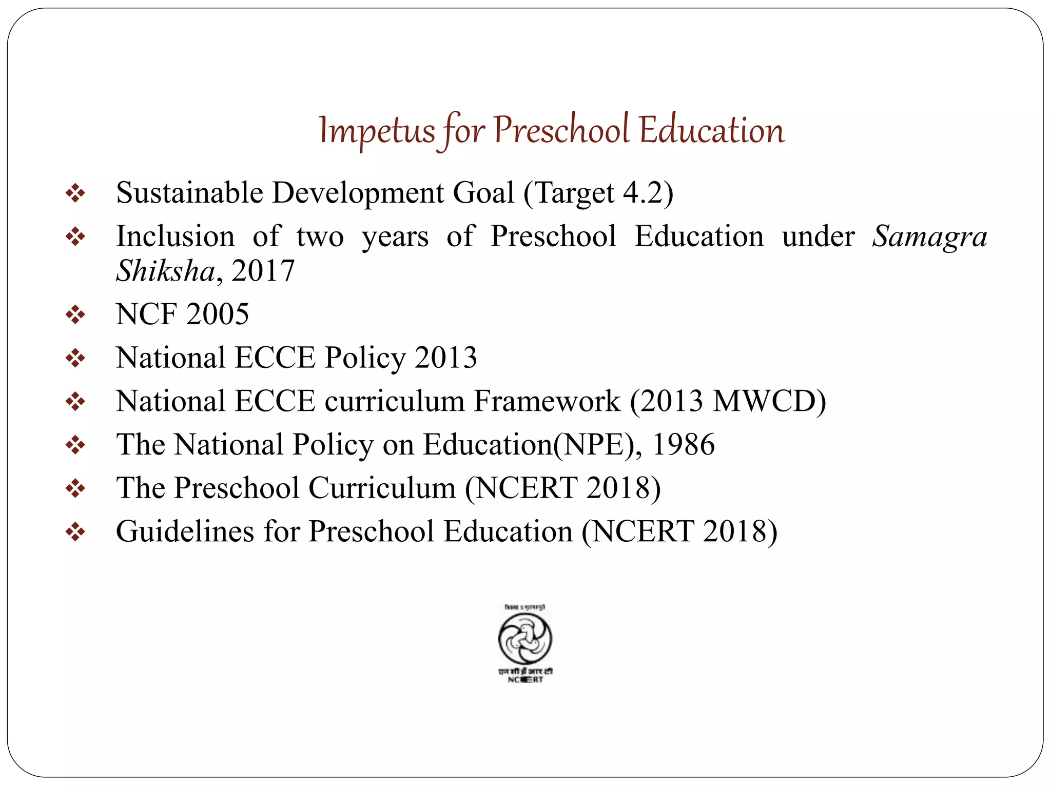 Module 14: Pre-School Education | PPTX
