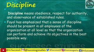 14 principles of management by Henri Fayol, Administrative management ...