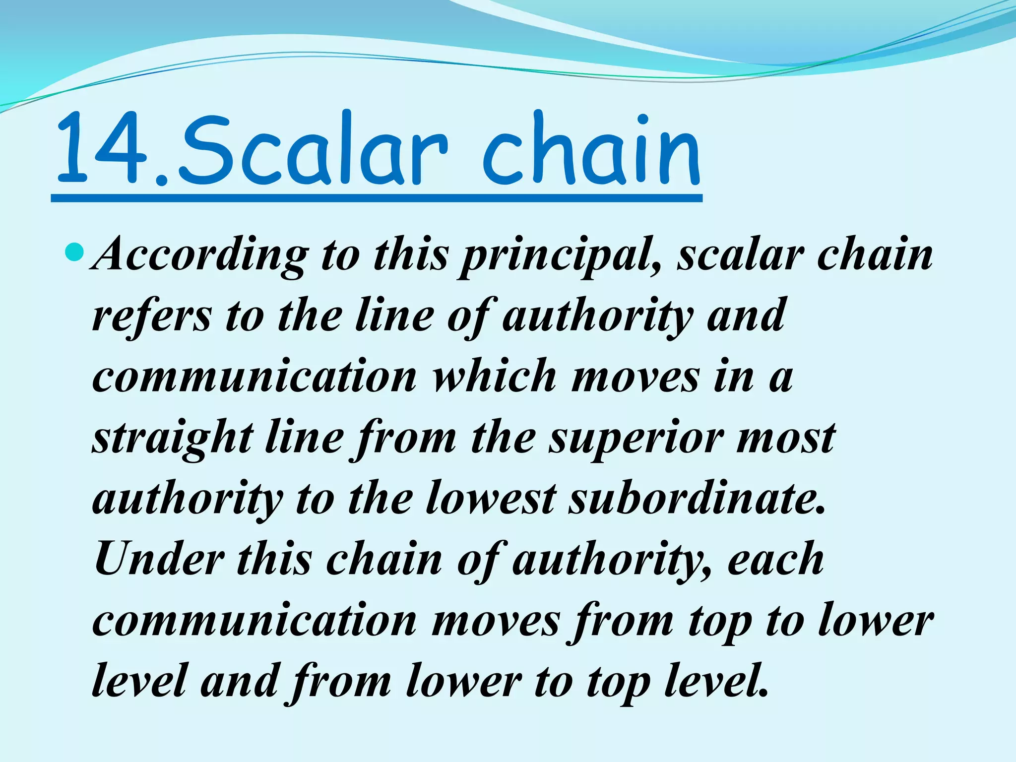 14 principles of management | PPTX