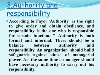 14 principles of management | PPTX