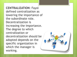 14 principles of management by Henri Fayol | PPTX