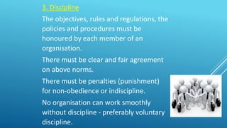 14 principles of management | PPTX