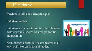 14 principles of management | PPTX