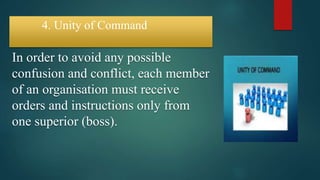 14 principles of management | PPTX