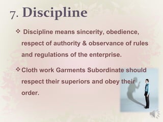 14 principles of mgt | PPT