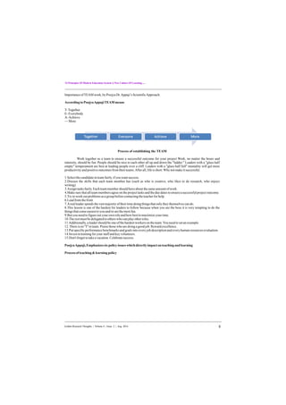 14 principles of poojya appaji, by Dr. Harish S B | PDF | Education industry | Industries