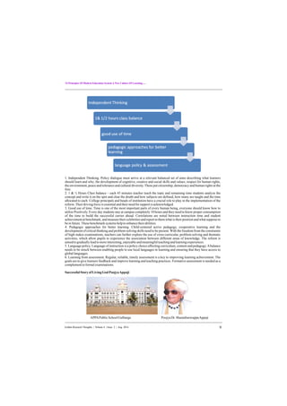 14 principles of poojya appaji, by Dr. Harish S B | PDF | Education ...