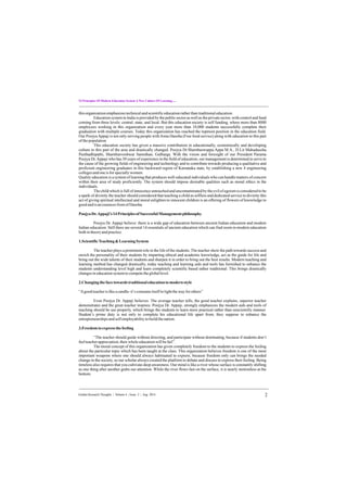 14 principles of poojya appaji, by Dr. Harish S B | PDF | Education ...