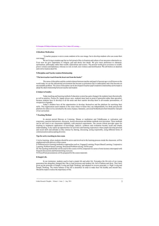 14 principles of poojya appaji, by Dr. Harish S B | PDF | Education ...