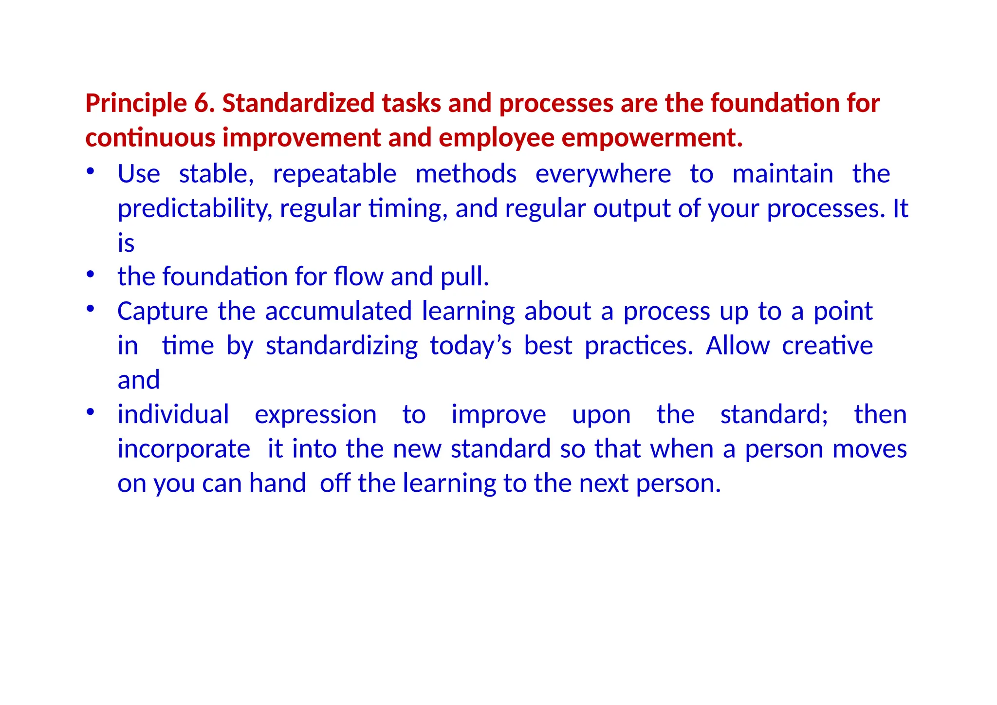 14 Principles of Lean Toyota Production System | PPTX