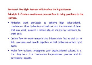 14 Principles of Lean Toyota Production System | PPTX