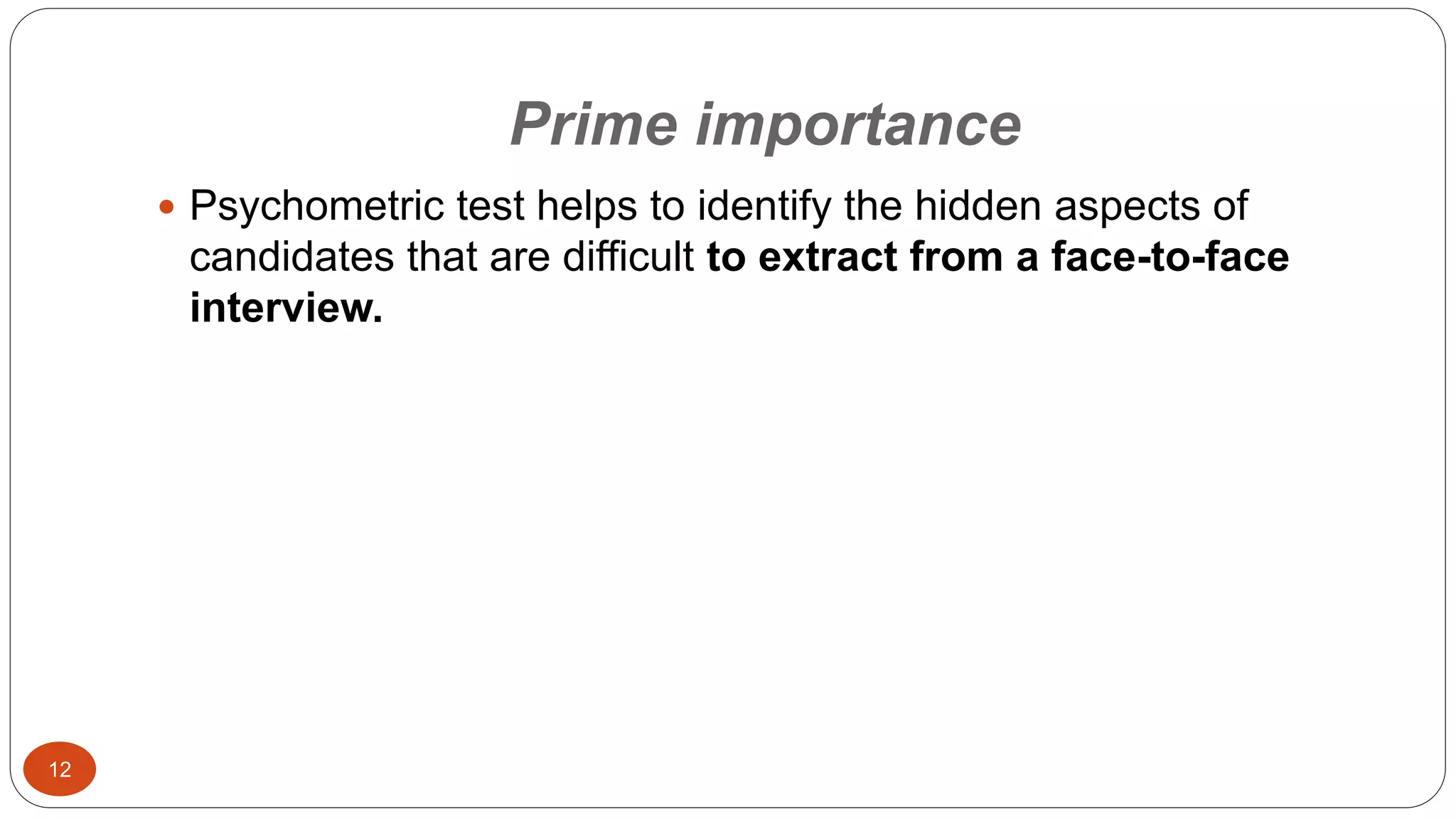 psychometrics | PPT