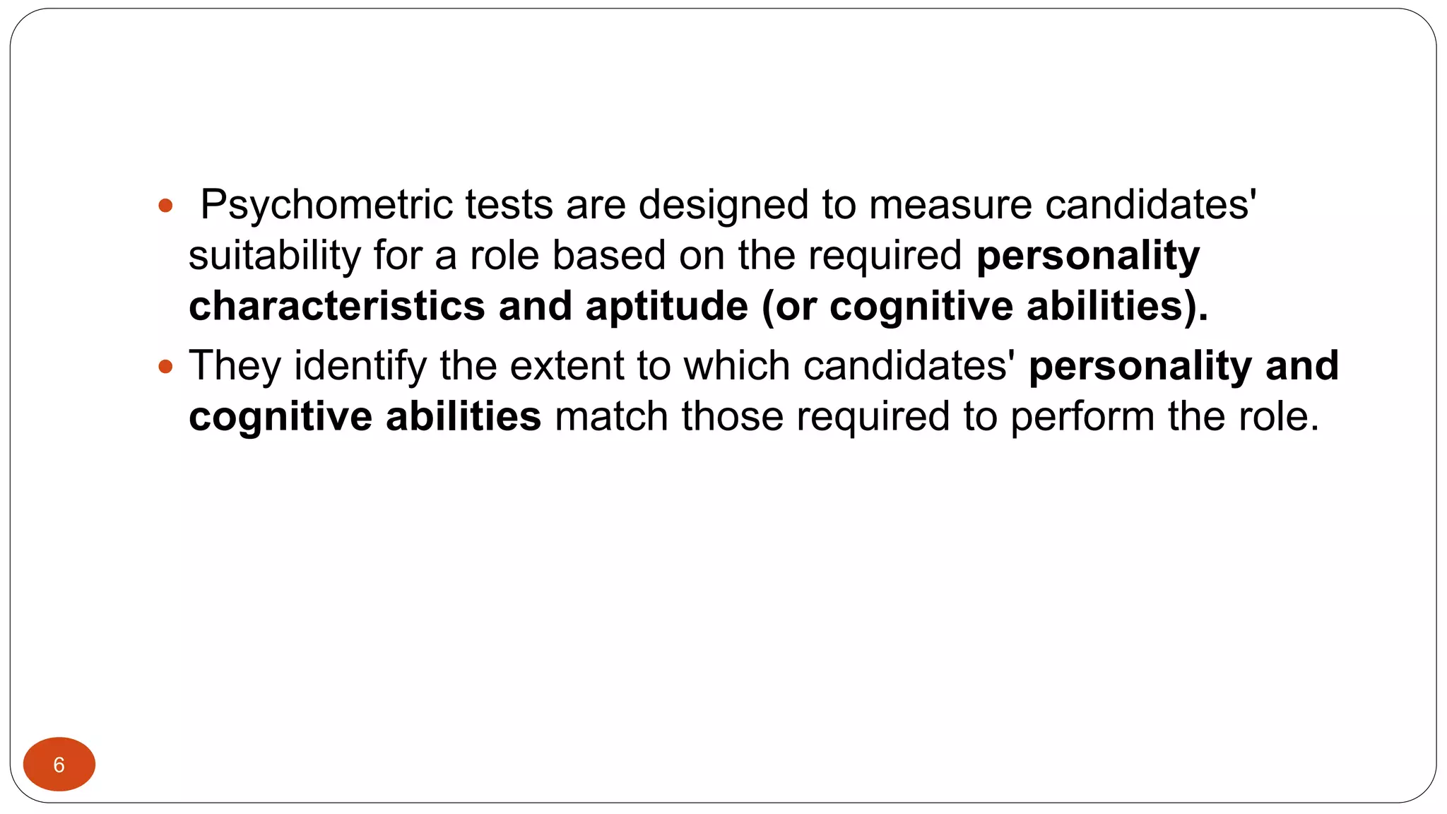psychometrics | PPT