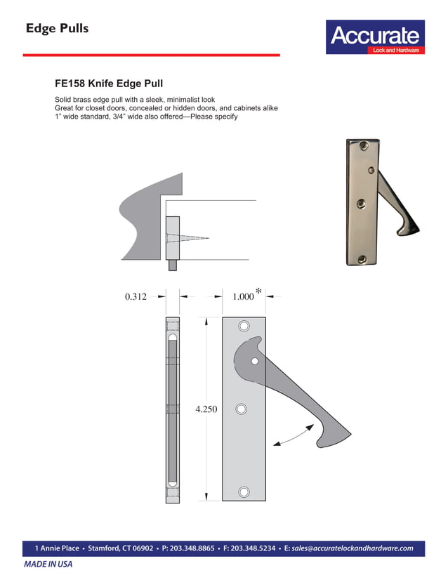 Accurate Lock: Pulls and Other Architectural Hardware | PDF | Home ...