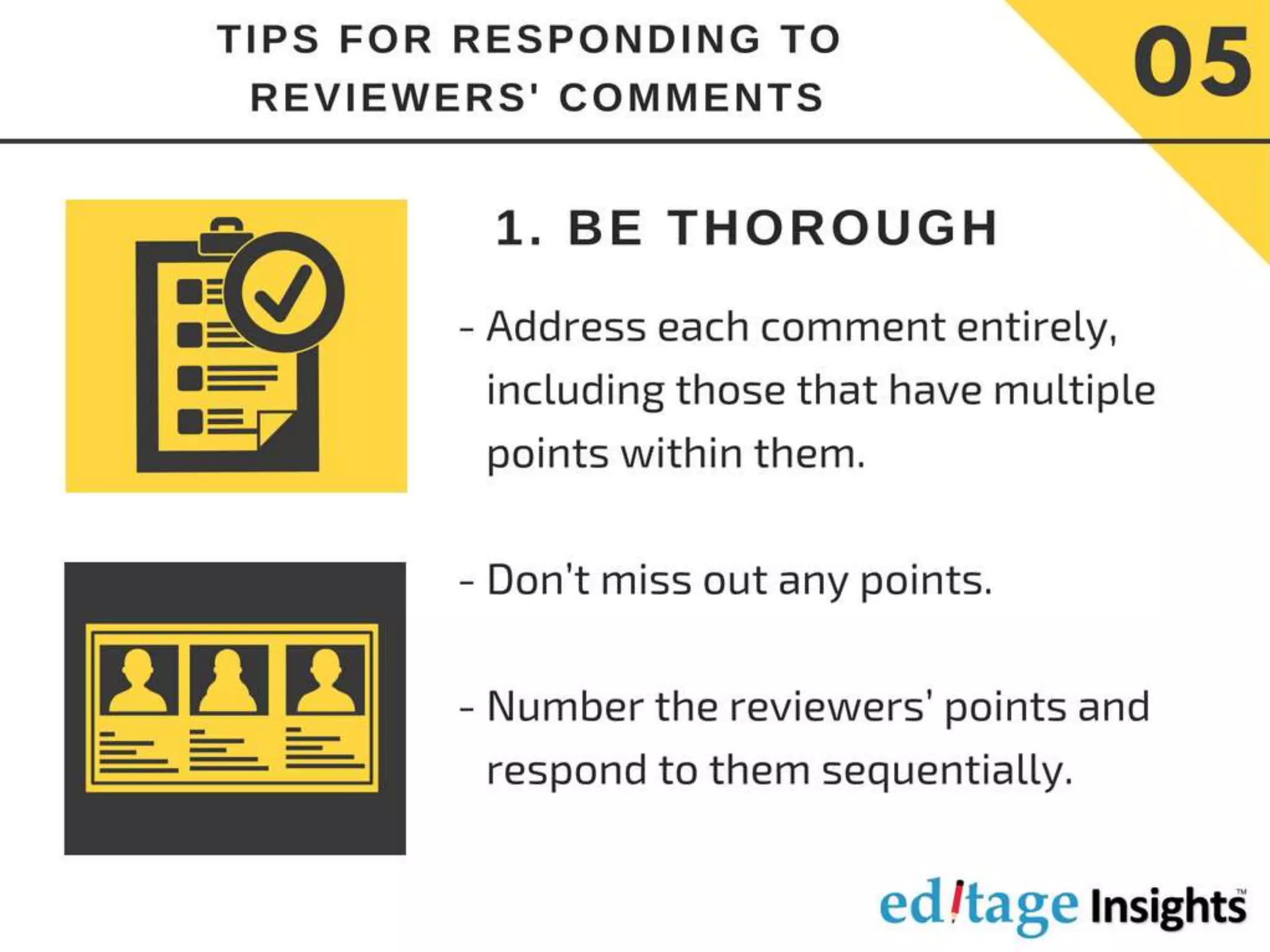 14 quick tips for responding to reviewer comments | PPTX