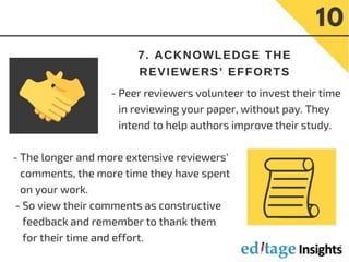 14 quick tips for responding to reviewer comments | PPTX | Publishing ...