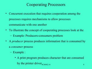 14 relationship between processes | PPT