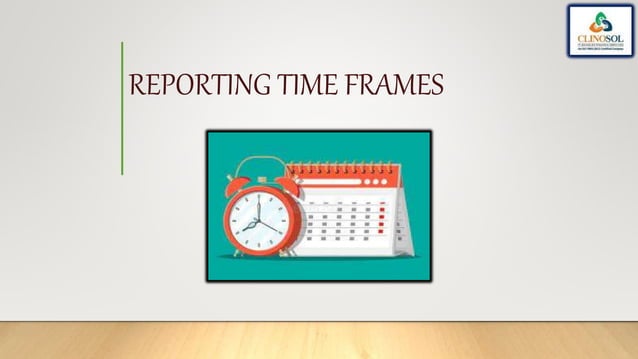 REPORTING TIME FRAMES | PPT