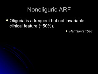 14 Ri Acute Nonoliguric Renal Failure | PPT