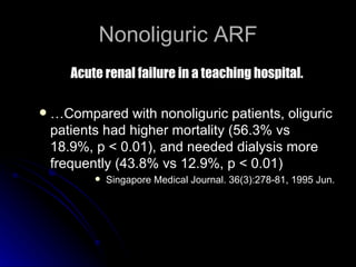 14 Ri Acute Nonoliguric Renal Failure | PPT