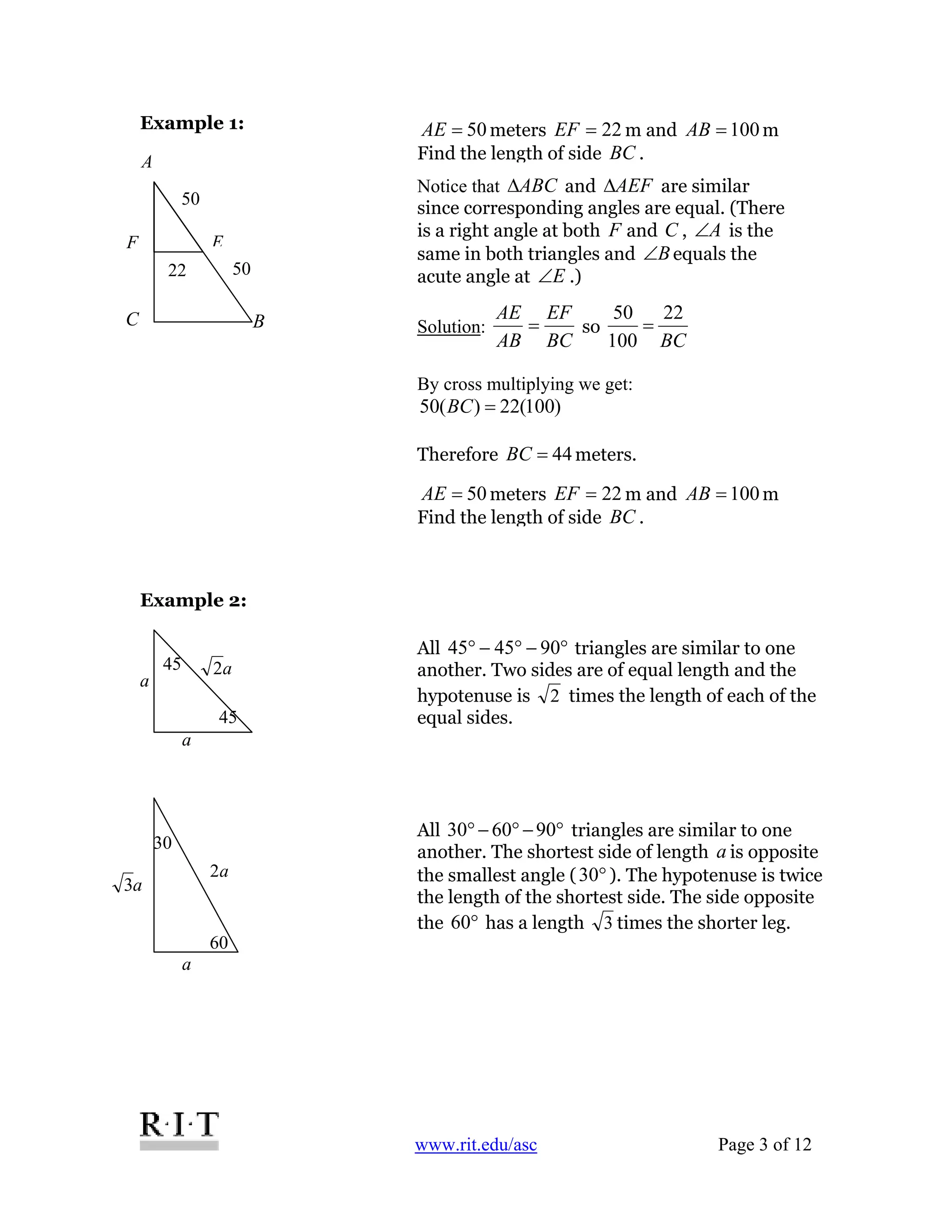 14 right angle trigonometry | PDF