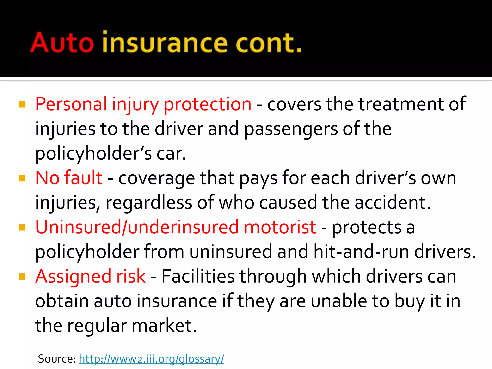 14 role of insurance | PPTX