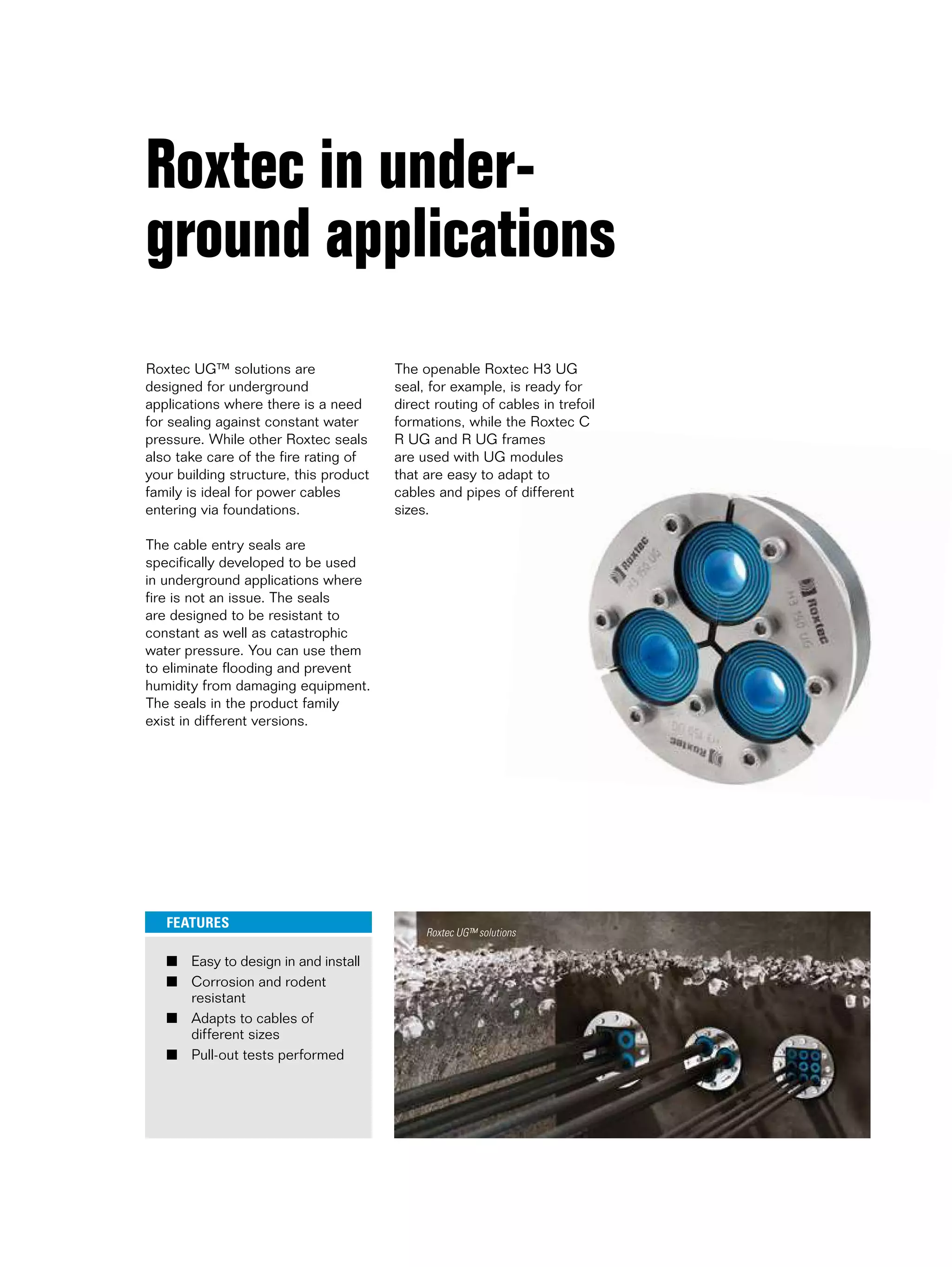 Roxtec construction | PDF