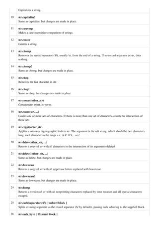 14 ruby strings | PDF