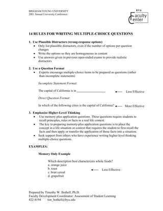 14 Rules for Writing Multiple-Choice Questions.pdf