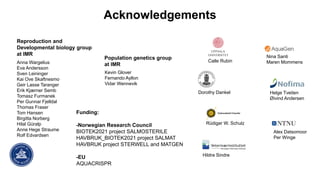 Farm animals in aquatic systems - Anna Troedsson-Wargelius | PPT