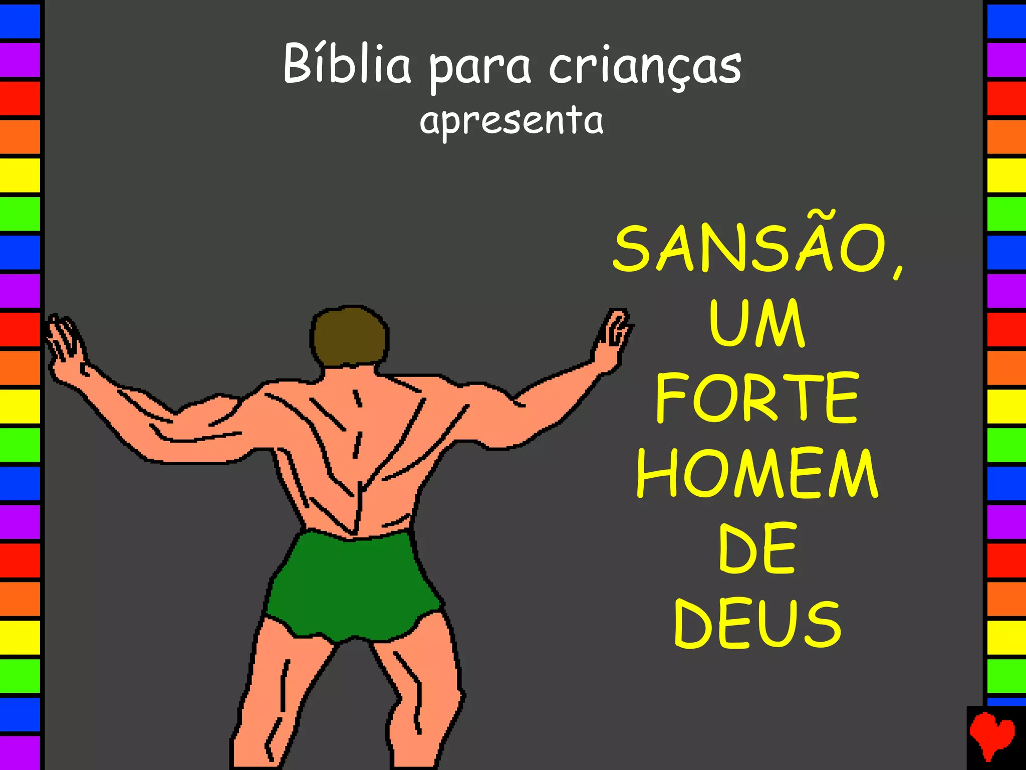 14 Sansão, um forte homem de DEUS / 14 samson gods strong man ...