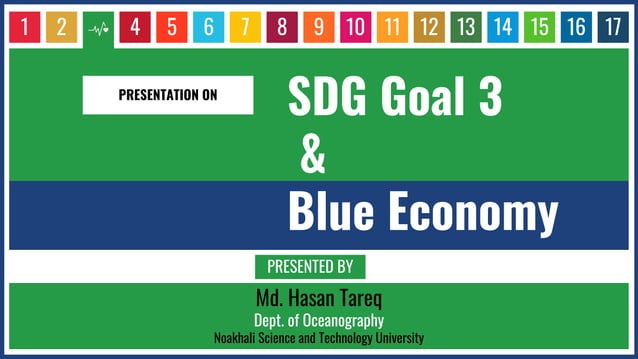 Sustainable Development goal 3 and Blue Economy | PPT