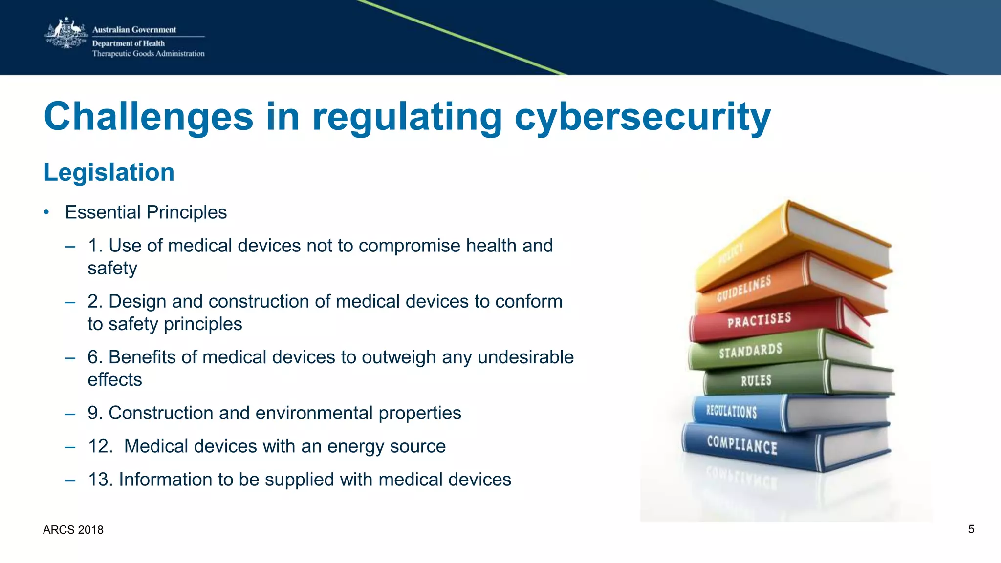 Presentation: Cybersecurity considerations for medical devices - From ...