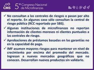 sobreendeudamiento_MICROFINANZAS | PDF