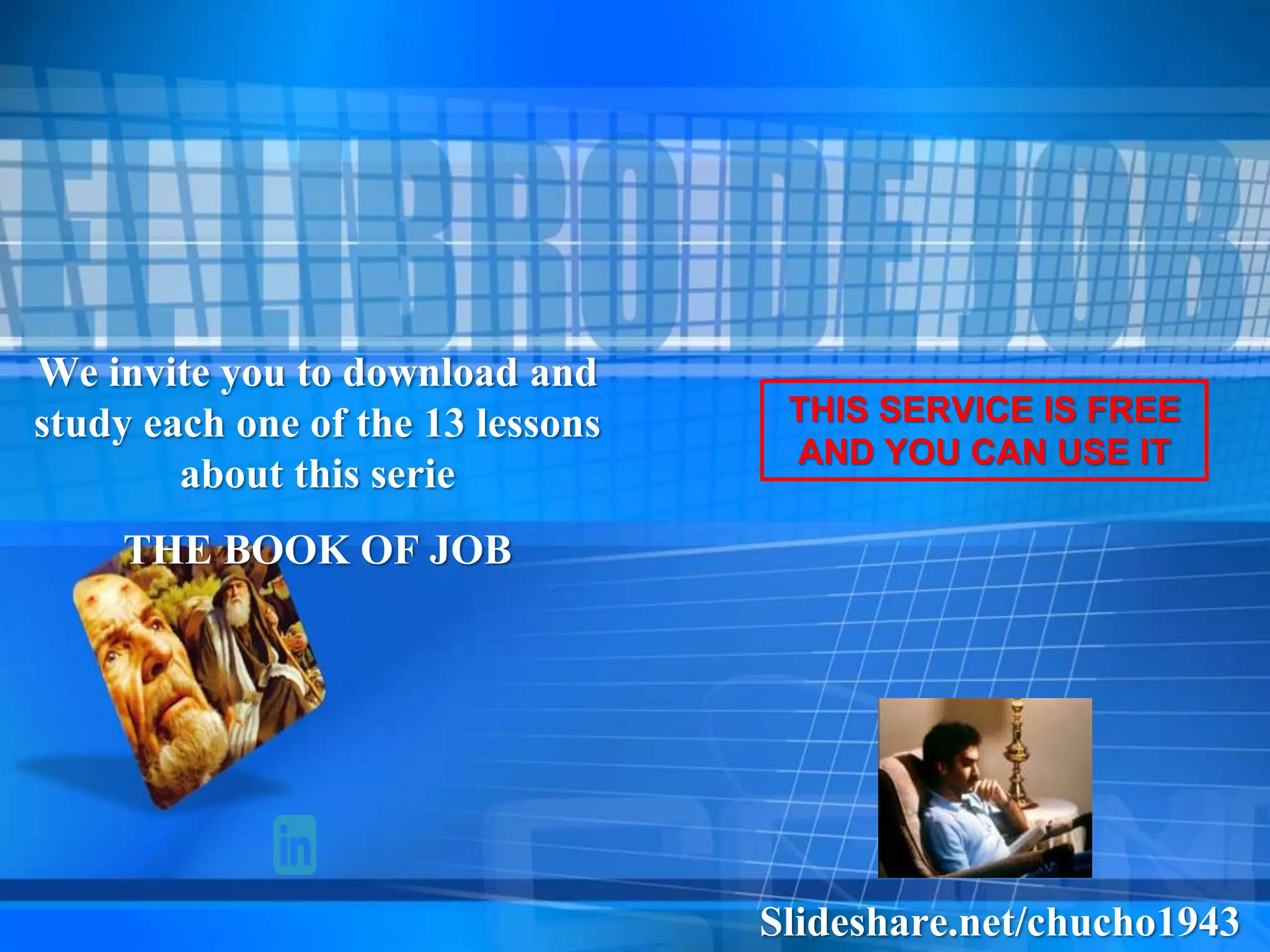 14 some lessons from job | PPTX