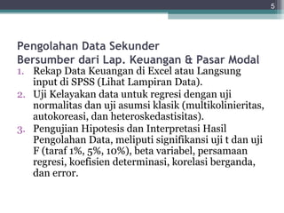 Mata kuliah Statistik dengan tema aplikasi SPSS | PPT