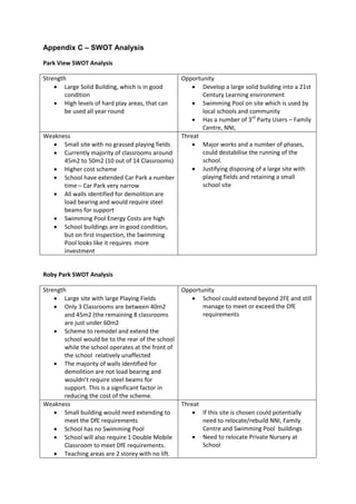 14 summary of feasibility report roby park park view 11 12-13 | PDF