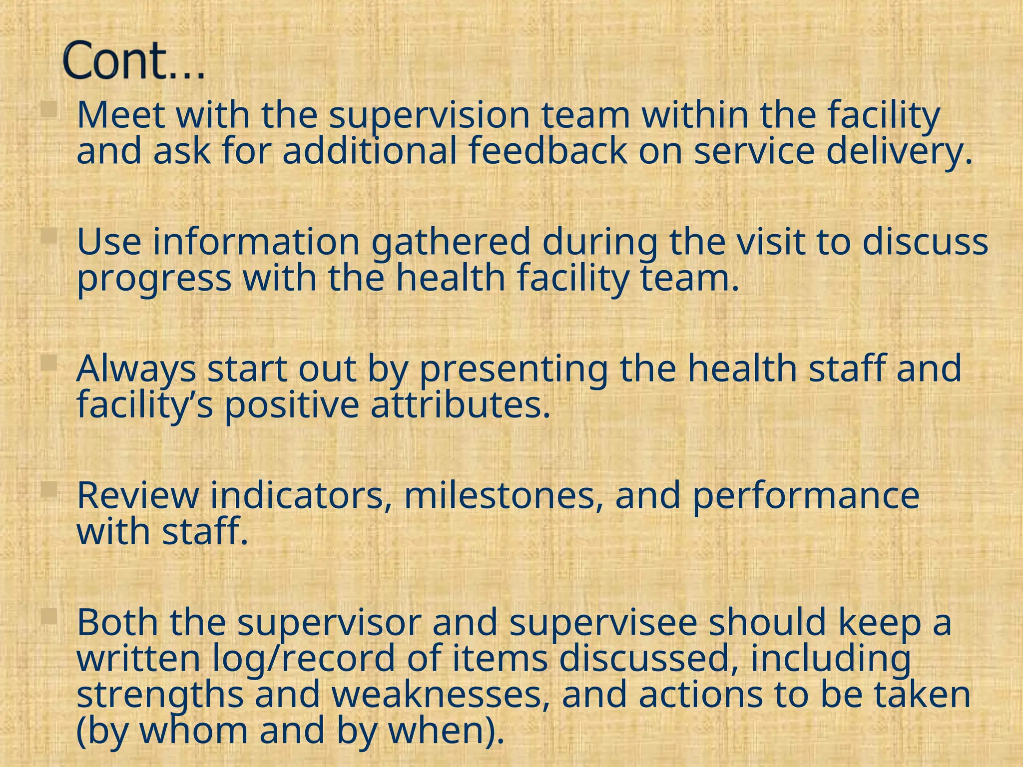 14 suportive supervision PPT.ppt in health service | PPT