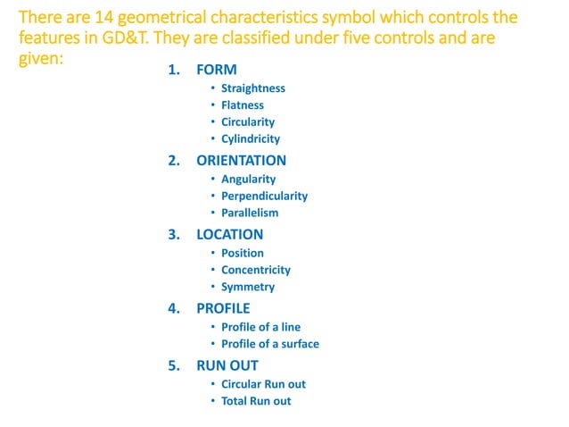 14 symbols of gd&t | PPTX