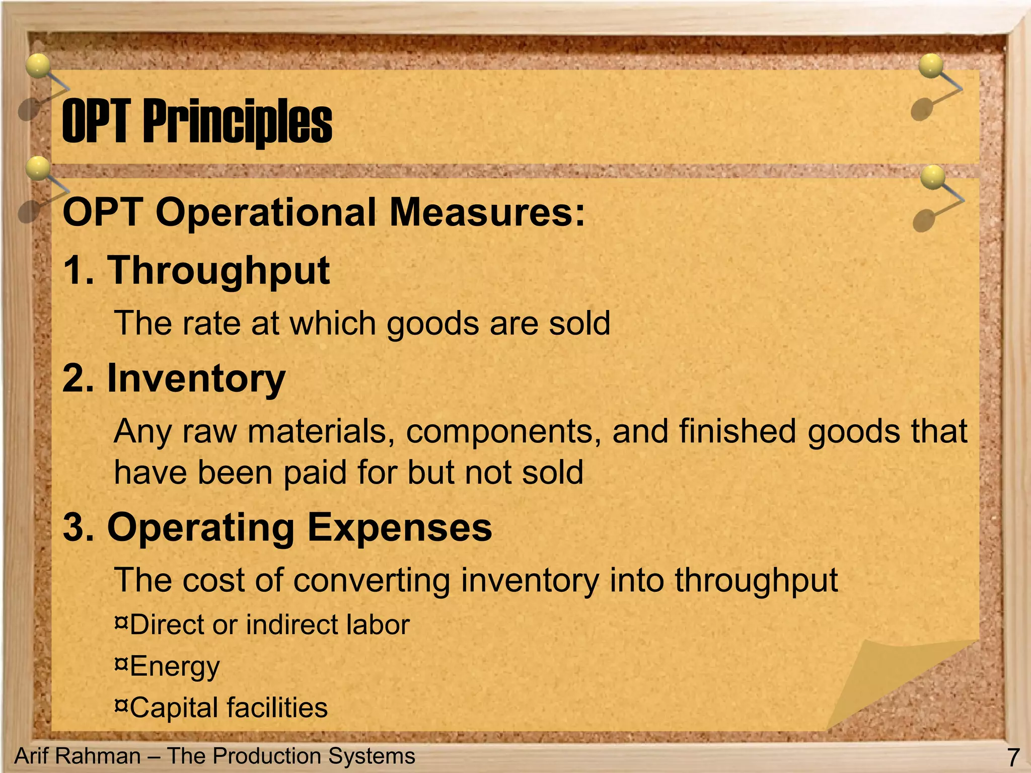 14 synchronous manufacturing | PPT