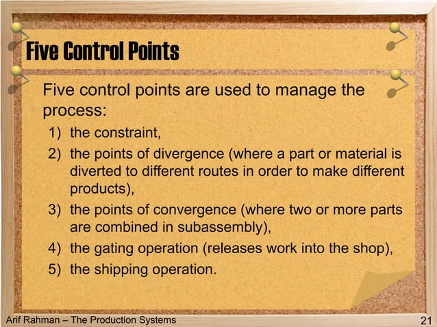 14 synchronous manufacturing | PPT