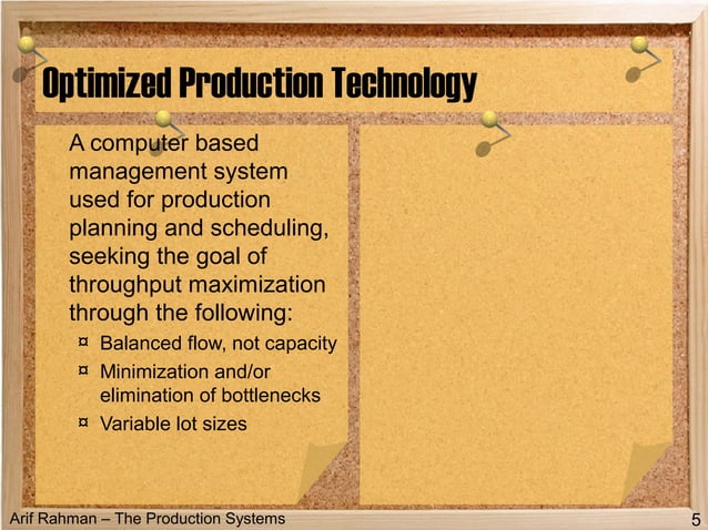 14 synchronous manufacturing | PPT