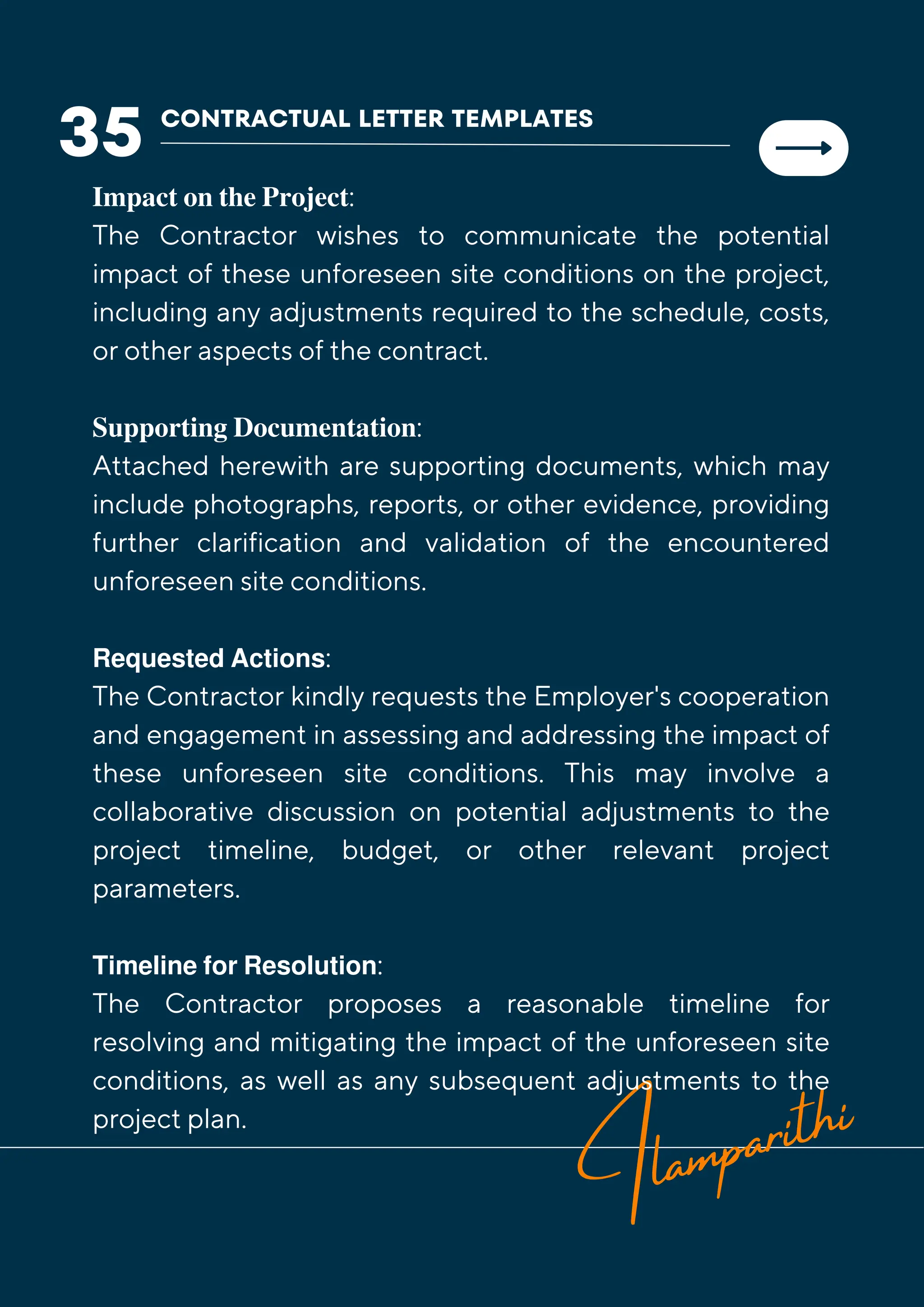 14 Template Contractual Notice - EOT Application | PDF