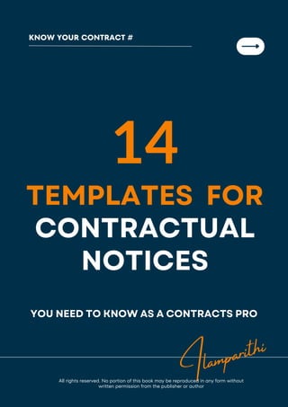 14 Template Contractual Notice - EOT Application | PDF