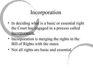Process Of Incorporation 14th Amendment