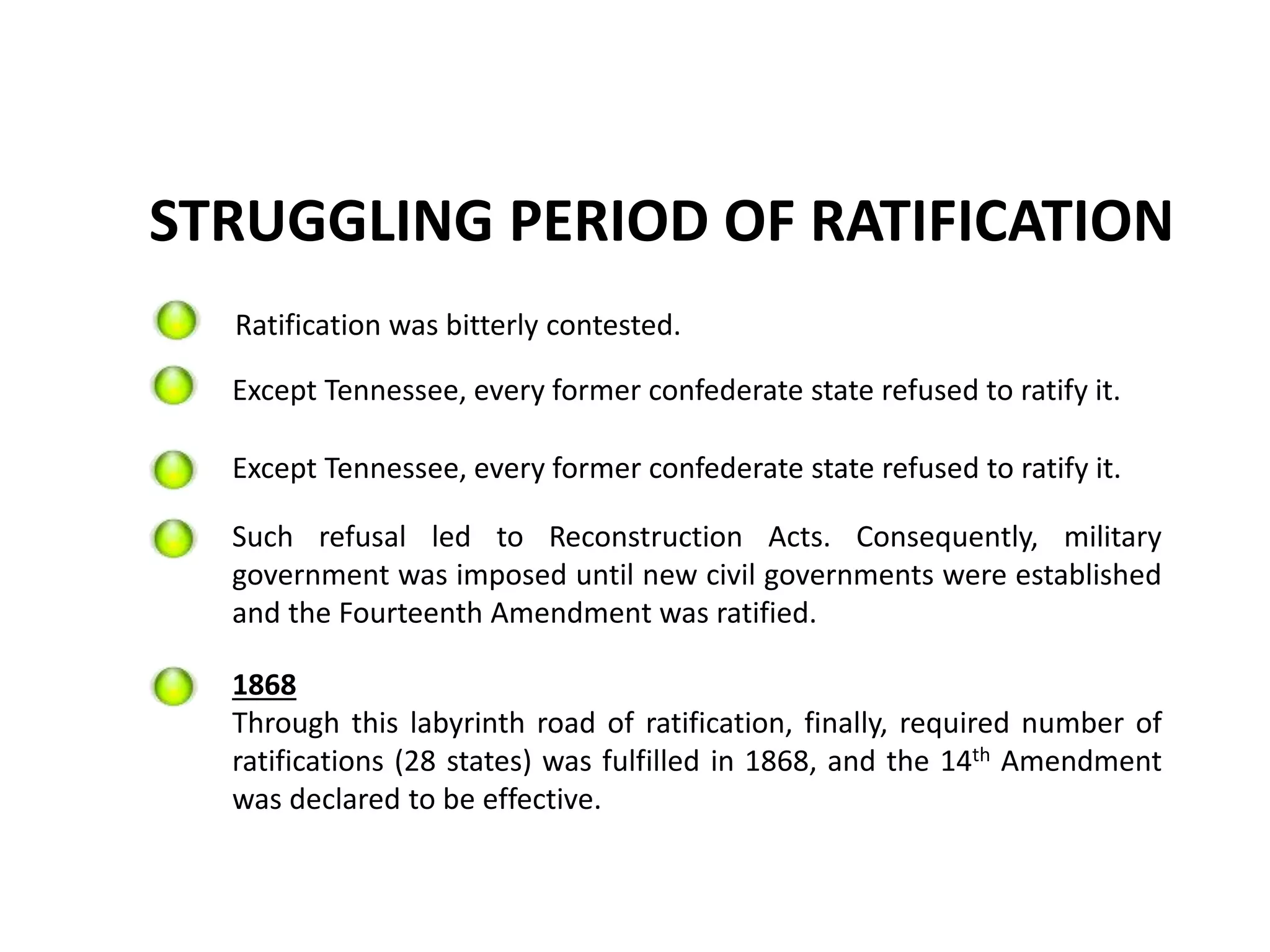 14th Amendment of USA Constitution | PPTX